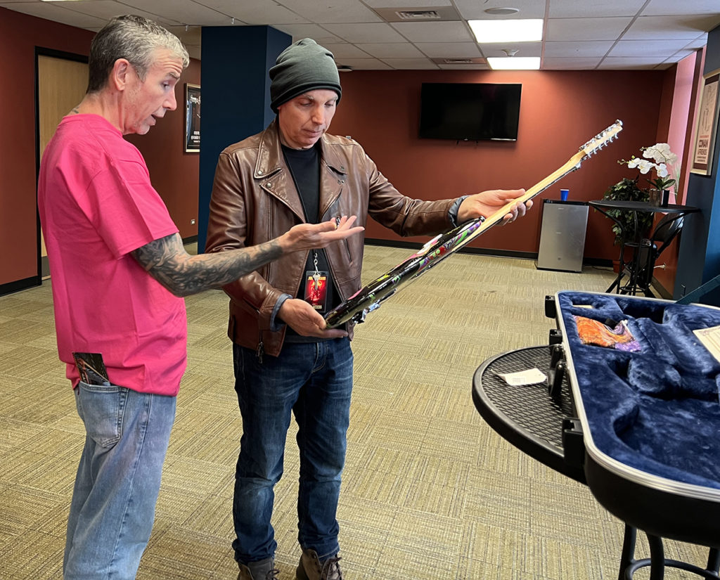 Joe Satriani Collaboration Charity Art Guitar - Bonvillain Design Studio